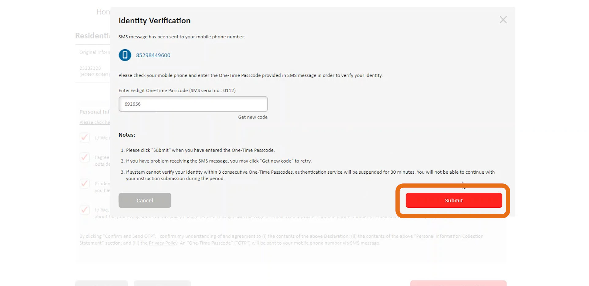 How to Update Contact Information for a life policy | Prudential HK